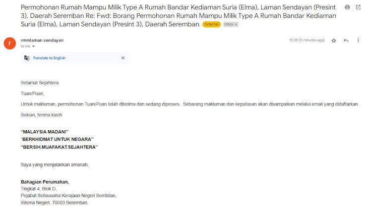 Rumah Mampu Milik, Laman Sendayan (Presint 3), Seremban