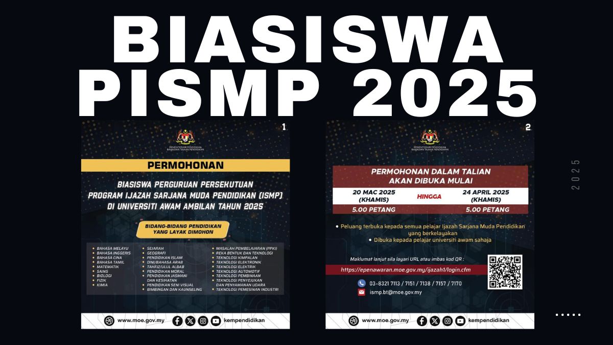 Biasiswa Perguruan Persekutuan ISMP 2025: Syarat Permohonan