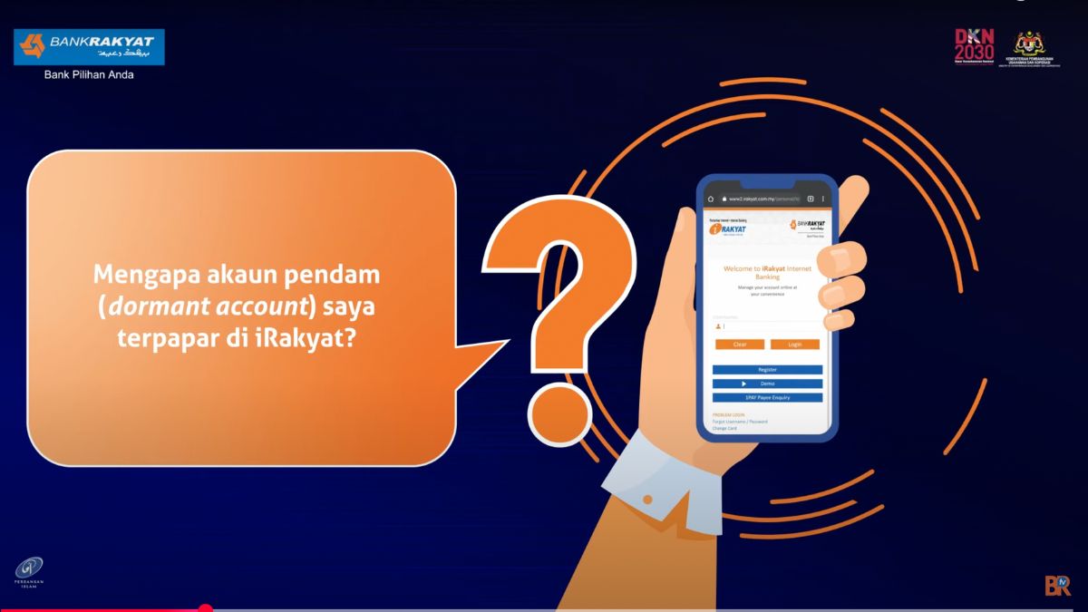 Cara Mengaktifkan Akaun Bank Rakyat Yang Tidak Aktif (Dorman)
