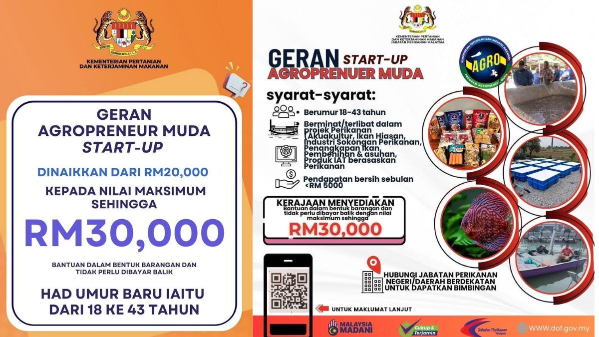 Geran Agropreneur Muda (GAM) 2025 Start-Up RM30,000